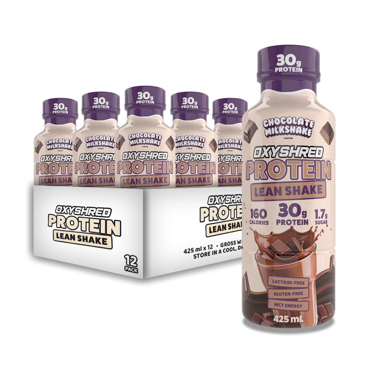 Buy OxyShred Lean Protein Shakes (12-Pack) by EHPlabs Australia online ...